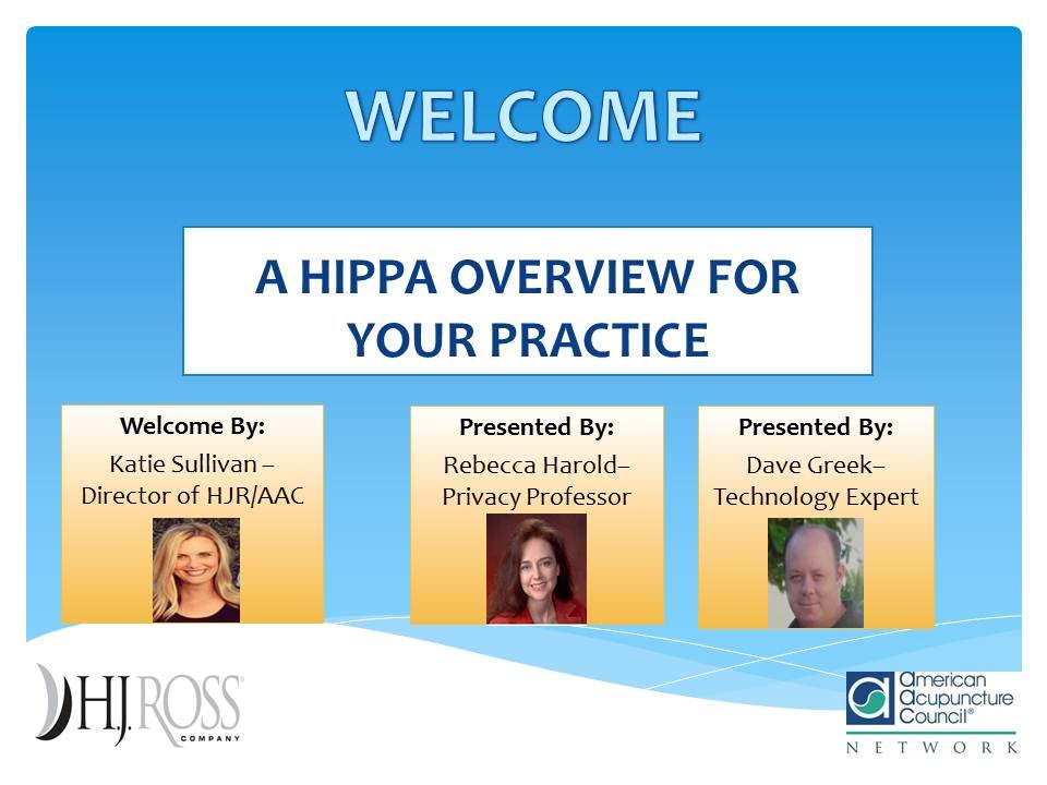 A HIPAA Overview for Your Practice - YouTube