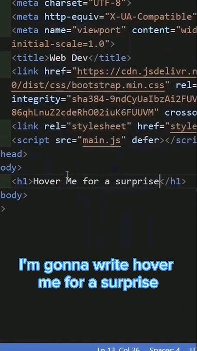 Add Title Tooltip On Hover To Any Element With HTML - YouTube