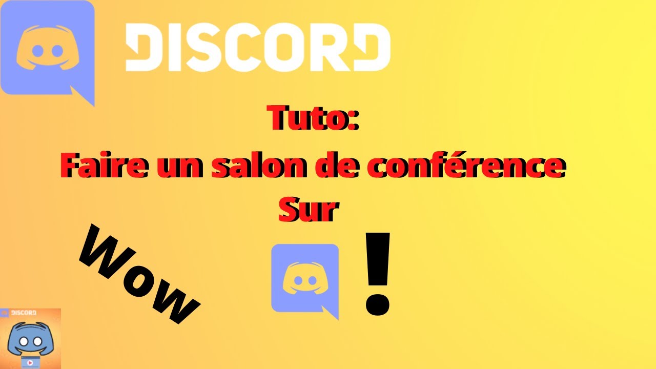 Tuto: Faire un salon de conférence sur discord. - YouTube