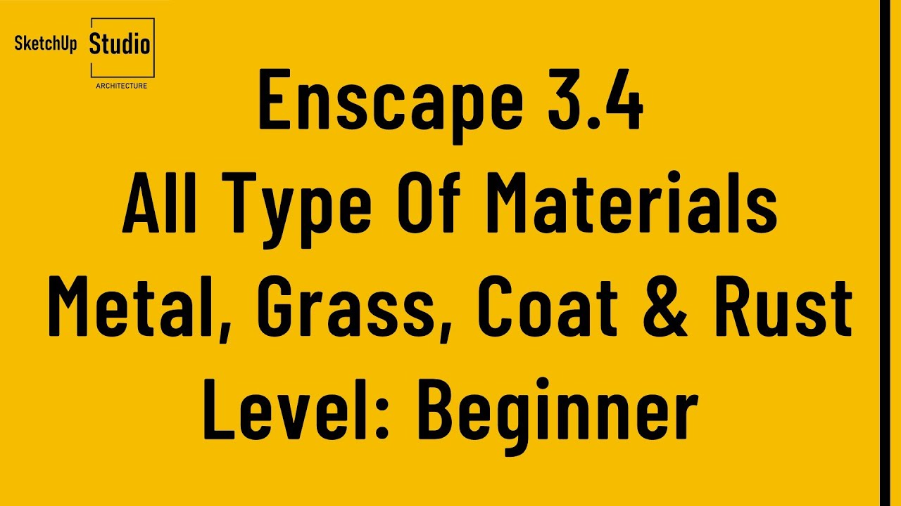 Enscape Grass - All Types Of Materials - YouTube