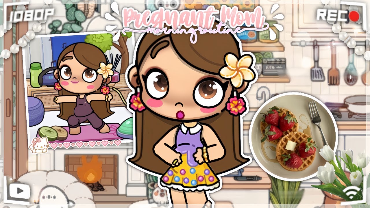 *PREGNANT MOM* MORNING ROUTINE🤰🏻🎀👶🏻 || *VOICED🔊* || AVATAR WORLD - YouTube