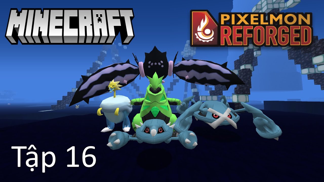 Minecraft Pixelmon #16: Paradox Iron Thorns, Á thần Metagross, Thu phục ...