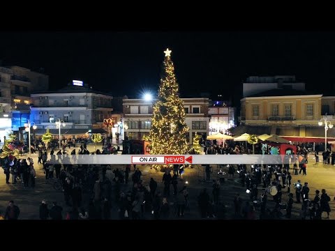 ΑΝΑΨΕ ΤΟ ΧΡΙΣΤΟΥΓΕΝΝΙΑΤΙΚΟ ΔΕΝΤΡΟ ΣΤΟ ΜΕΣΟΛΟΓΓΙ https://www.onairnews ...
