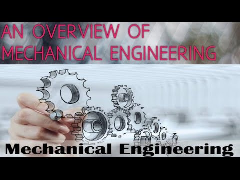 An Overview of Mechanical Engineering - YouTube