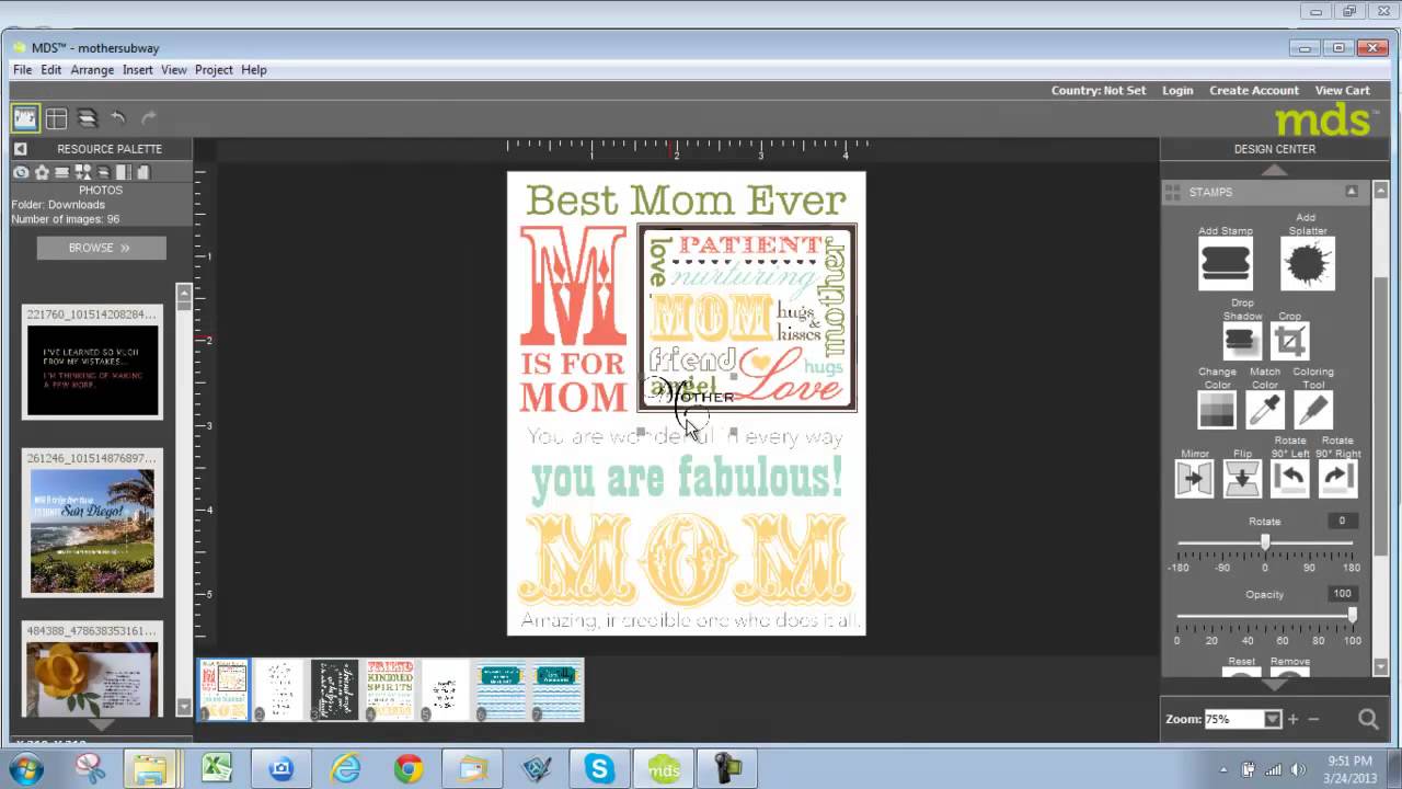 My Digital Studio for Card Making - YouTube
