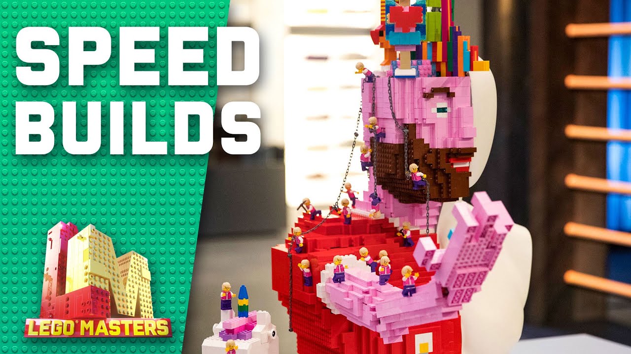 LEGO speed build: Mannequin | LEGO Masters Australia 2019 - YouTube