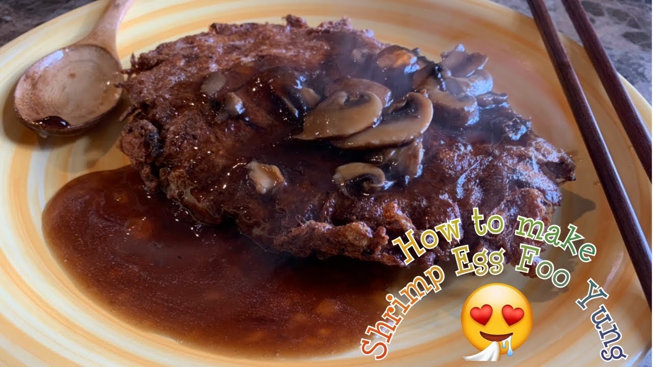 How to Make Shrimp Egg Foo Yung with Brown Gravy - YouTube