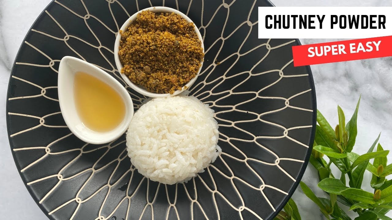 Chutney powder | south indian | spice blend | easy | quick - YouTube