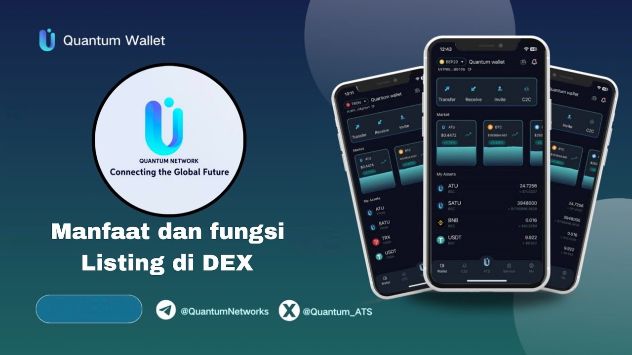 QUANTUM WALLET - DEX - PLEDGE - YouTube