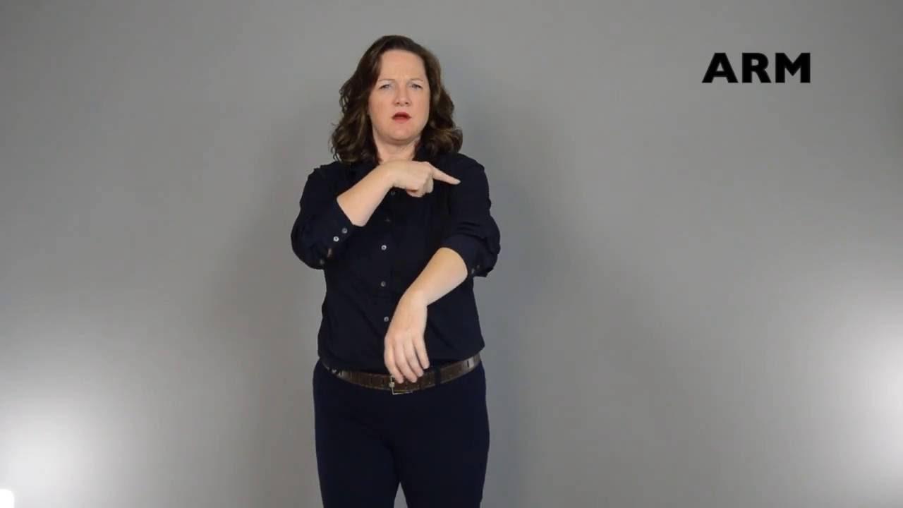 Next Words: Body Parts in ASL with captions - YouTube