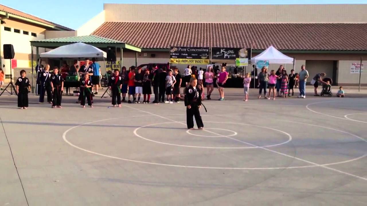 Depalma's Karate South Gilbert Demo Team at Ashland Ranch - weapons and ...