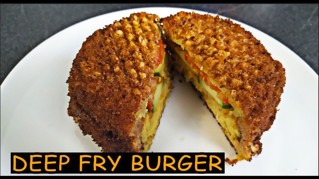 Golden and Delicious: The Ultimate Deep-Fried Burger - YouTube