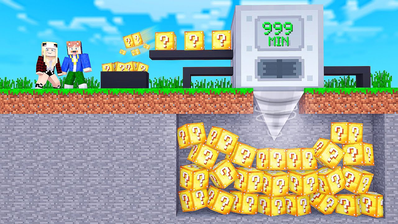 WIR BEKOMMEN 9999 ITEMS IM LUCKY BLOCK SIMULATOR! - YouTube