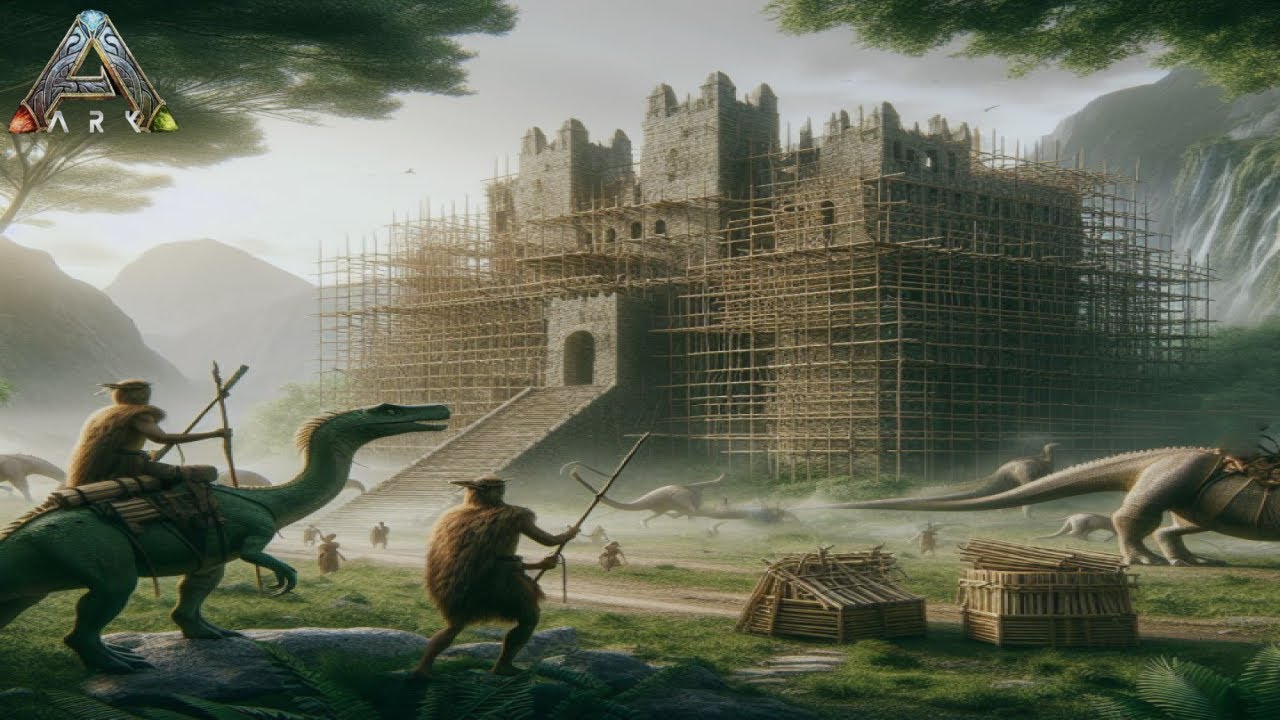 SI SE PARECERA A UN CASTILLO, ES UN CASTILLO ARK SURVIVAL ASCENDED CON ...