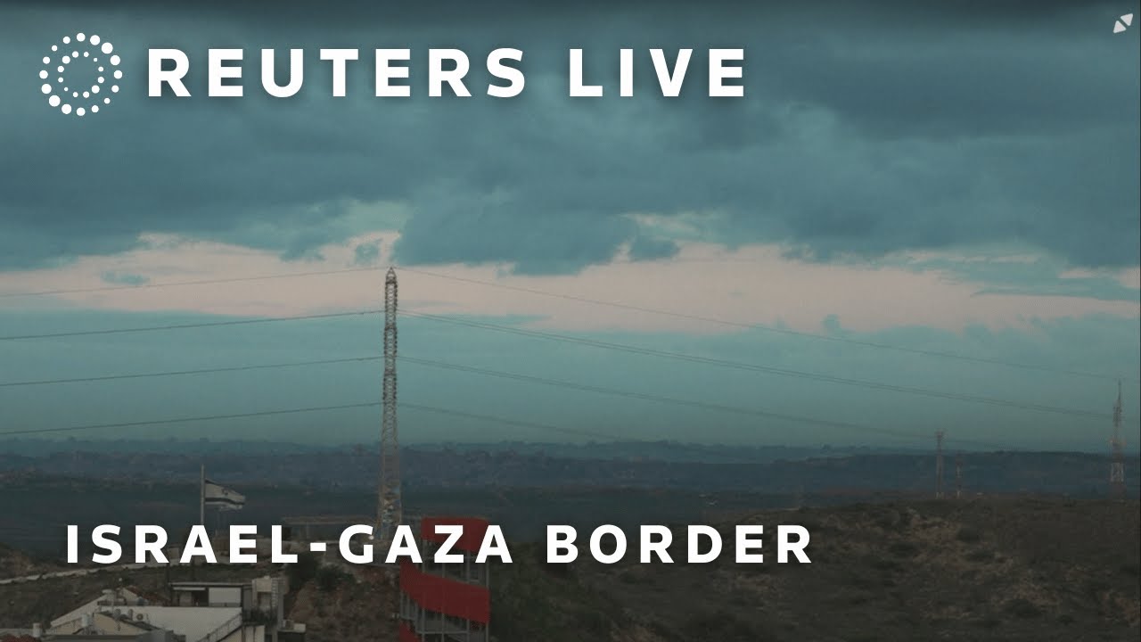 LIVE: View of Israel-Gaza border as ceasefire deal between Israel and ...