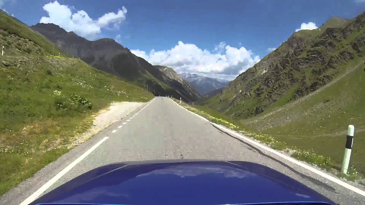 Umbrail Pass, Italy to Switzerland - YouTube