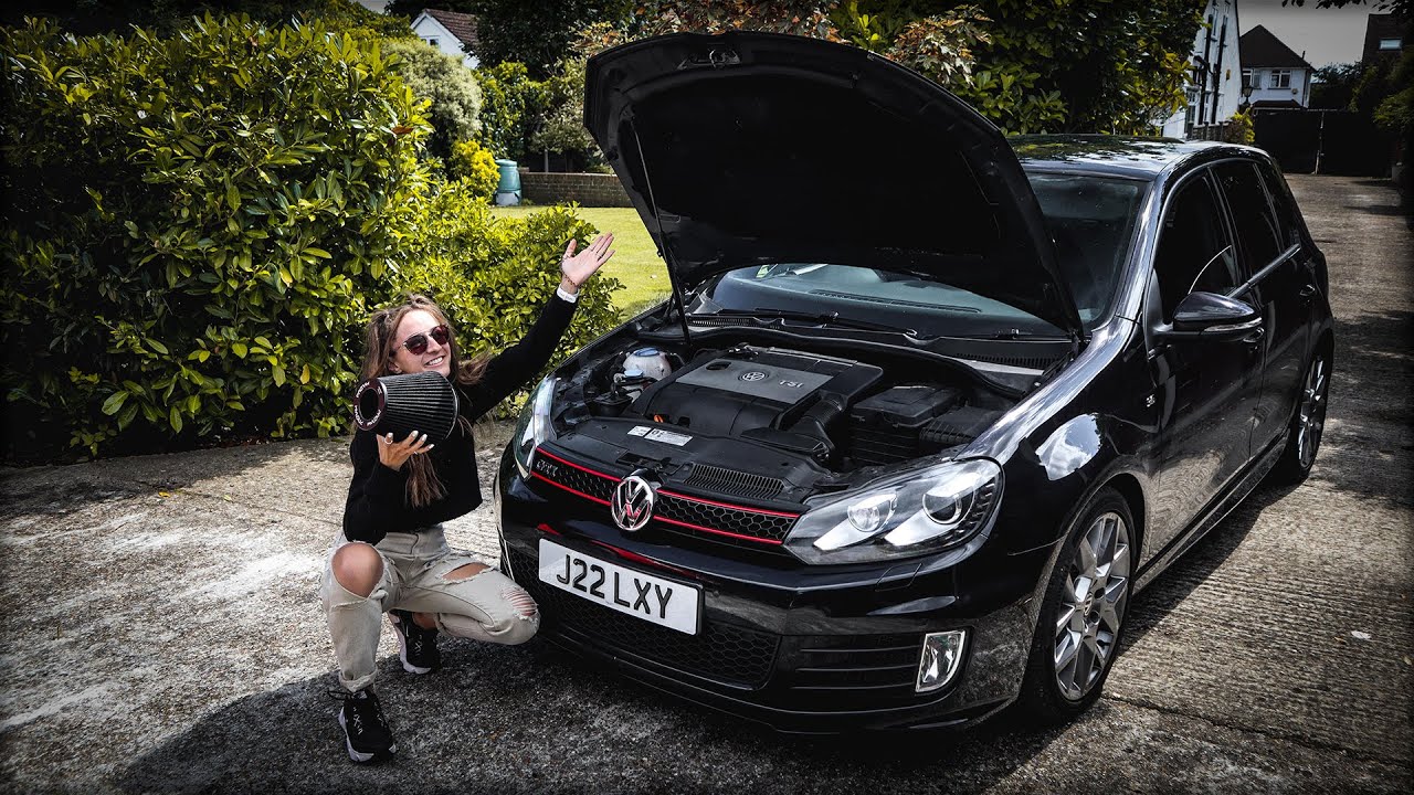 Installing a Ramair filter to the MK6 GTI ED35! - YouTube
