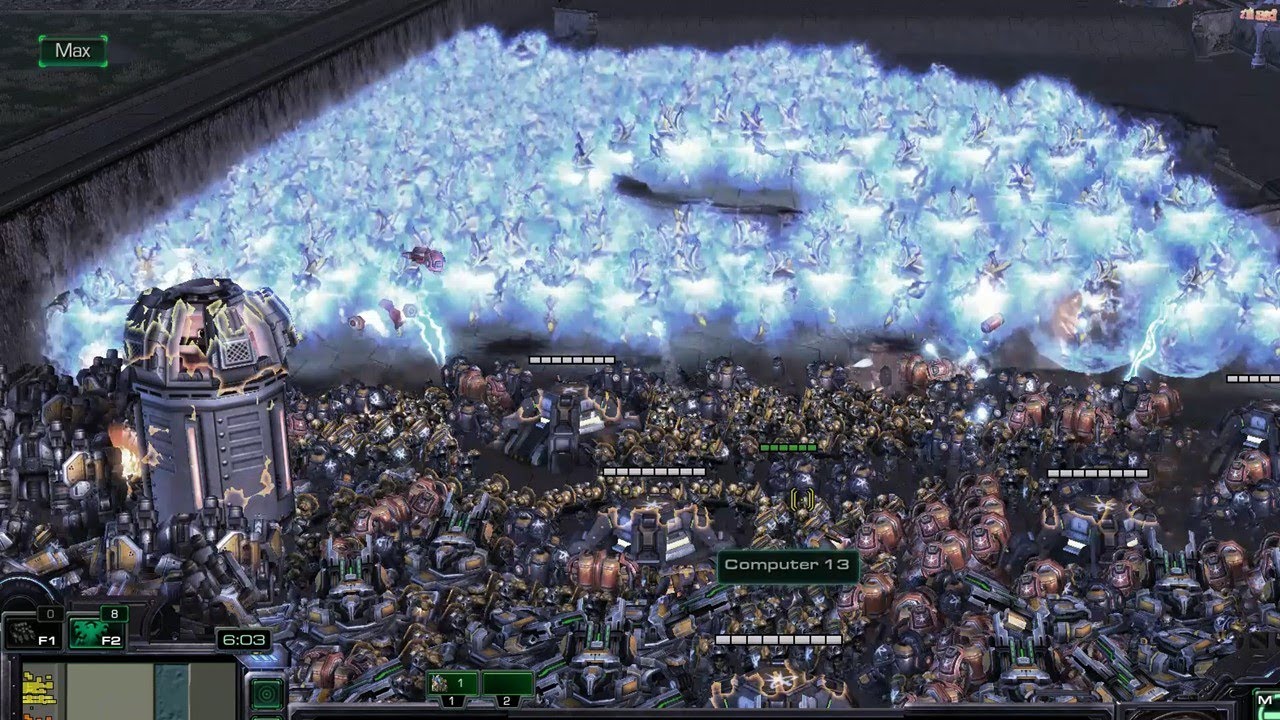 STARCRAFT 2 - Terran Defense Wars Against protoss forces - YouTube