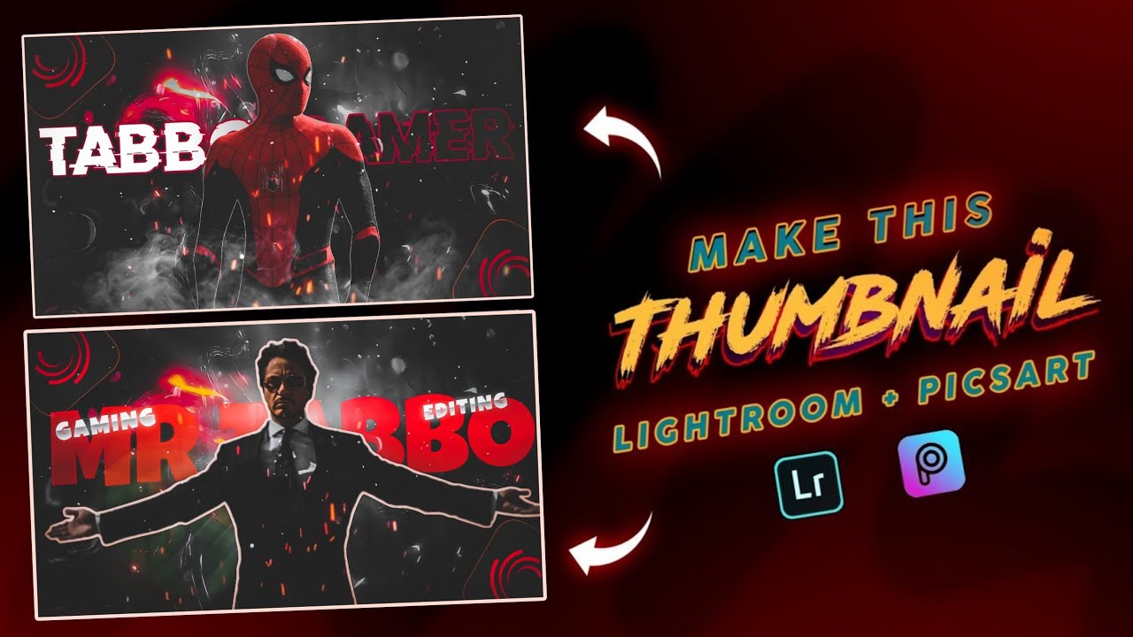 How To Make EFX Thumbnail 🔥 || PicsArt Tutorial - YouTube