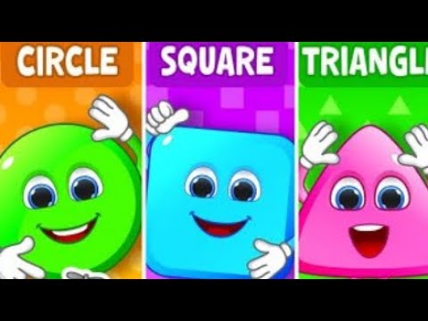 Learn Shapes Circle, Square, Triangle, Rectangle & more | Educational ...