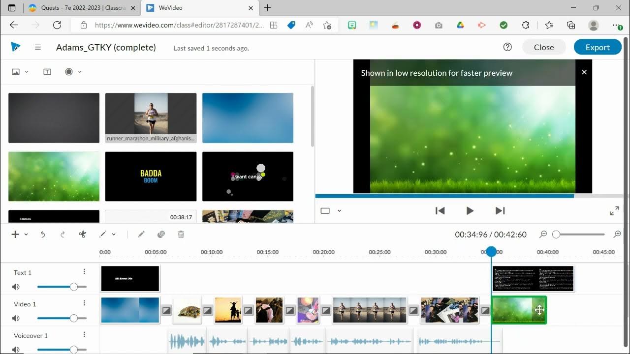 7 - Graphics and backgrounds in WeVideo - YouTube