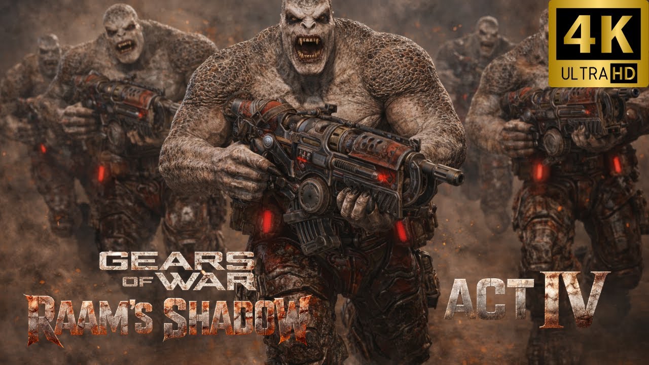 Gears of War: RAAM’s Shadow ACT IV (4K Cinematic Gameplay | No ...