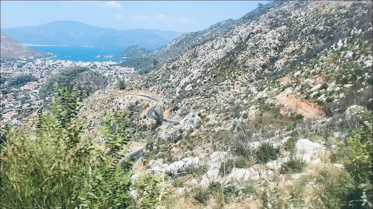 Turunc-Icmeler Zigzag Road/Beautiful View but nerve wracking everytime ...