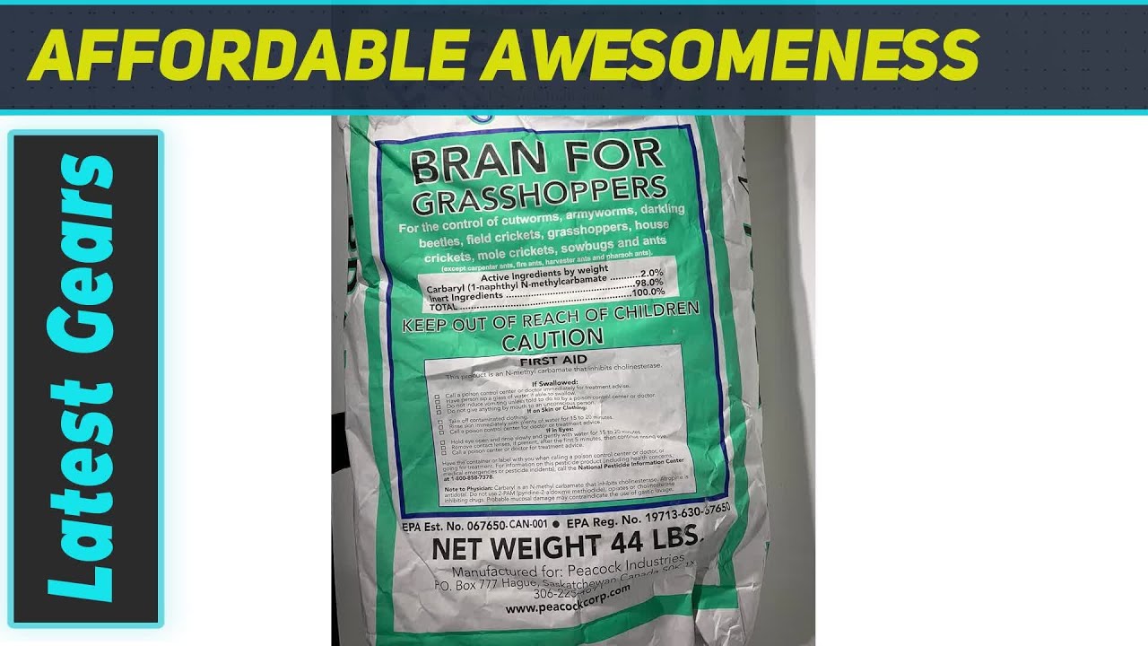 reviewEco Bran Grasshopper Bait: Most Effective Control? - YouTube