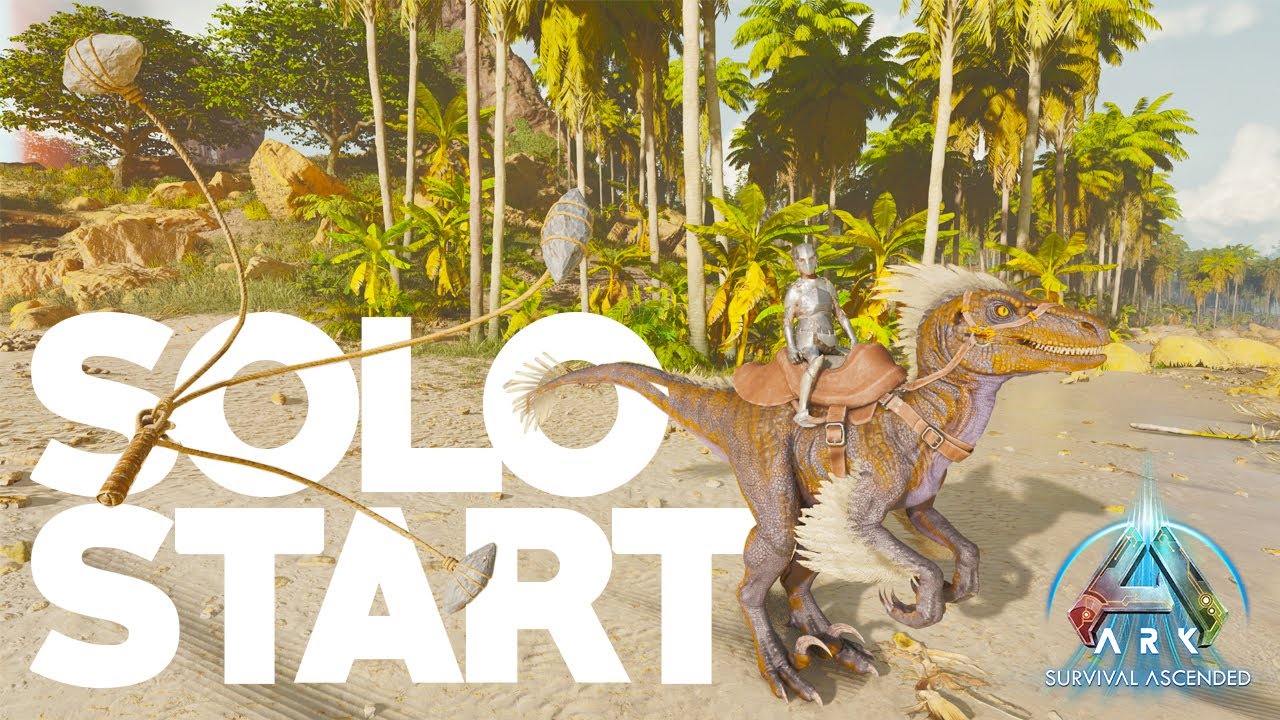 Starting SOLO On Small Tribes In ARK Survival Ascended - YouTube