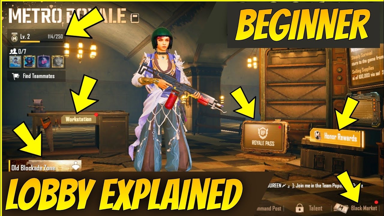 🔴Metro Royal Explained | How To Play Metro Royale In Pubg mobile for ...