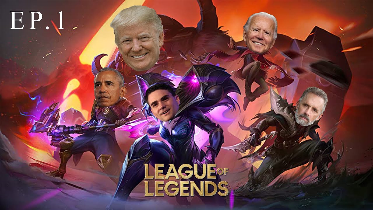 US presidents plays League of Legends EP. 1 (feat. Ben Shapiro, Jordan ...