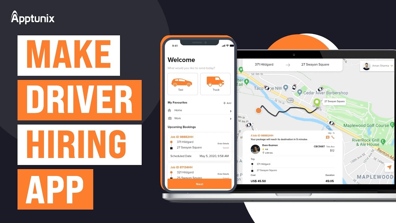 How to Make Driver Hiring App | Online Driver Hiring App | On Demand ...