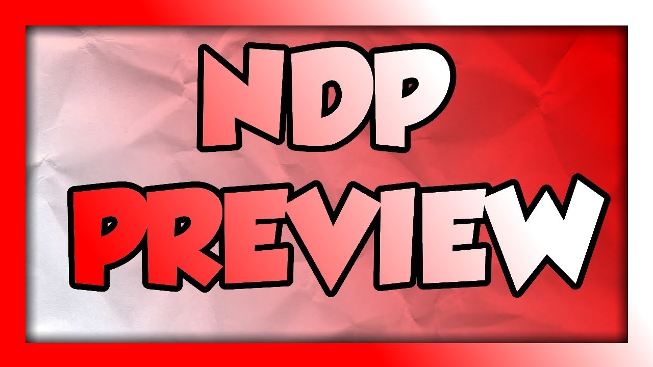 NDP PREVIEW - YouTube
