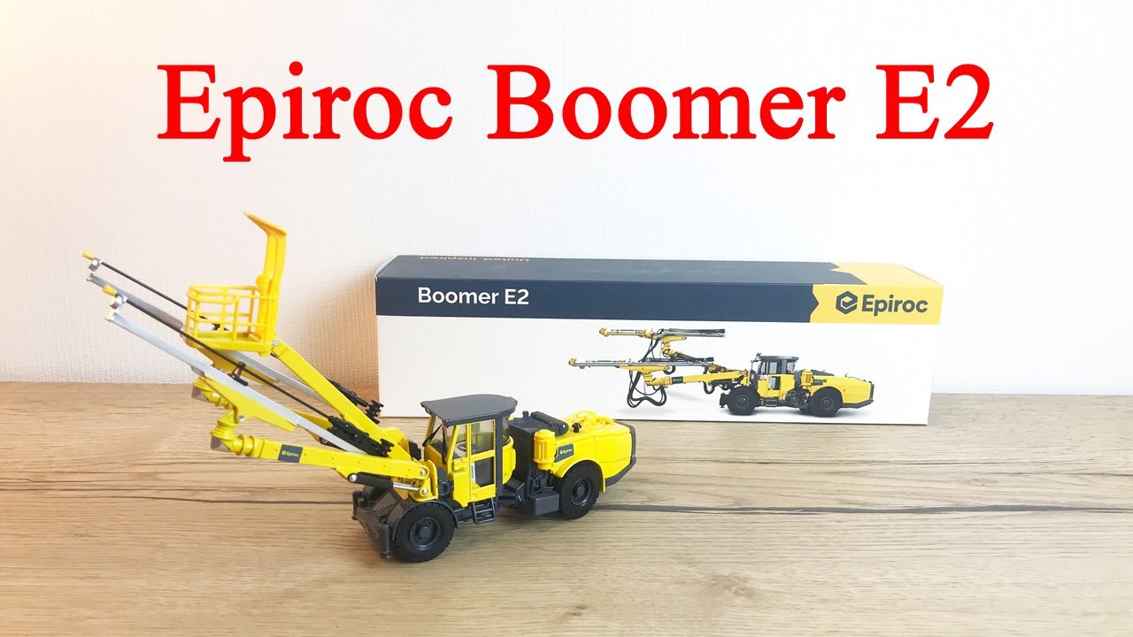Подземная буровая установка Atlas Copco Boomer E2 - YouTube