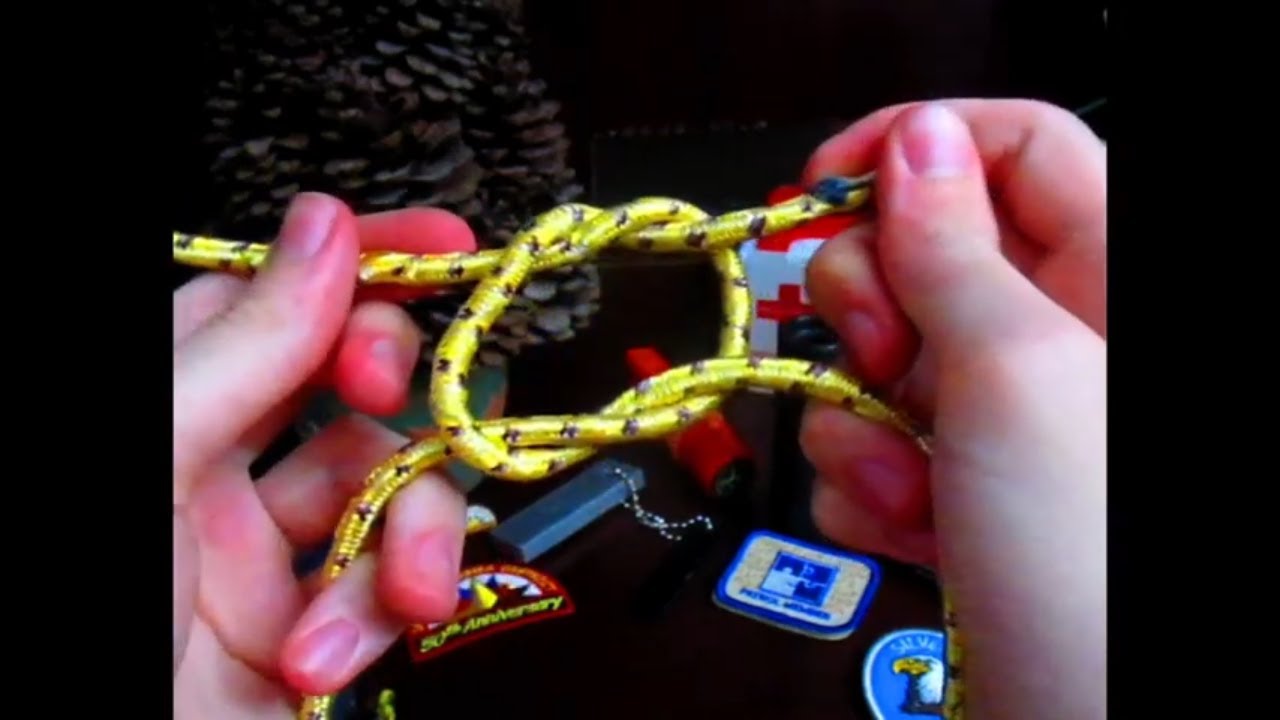 How to Tie a Square Knot (aka Reef Knot), with Applications - YouTube