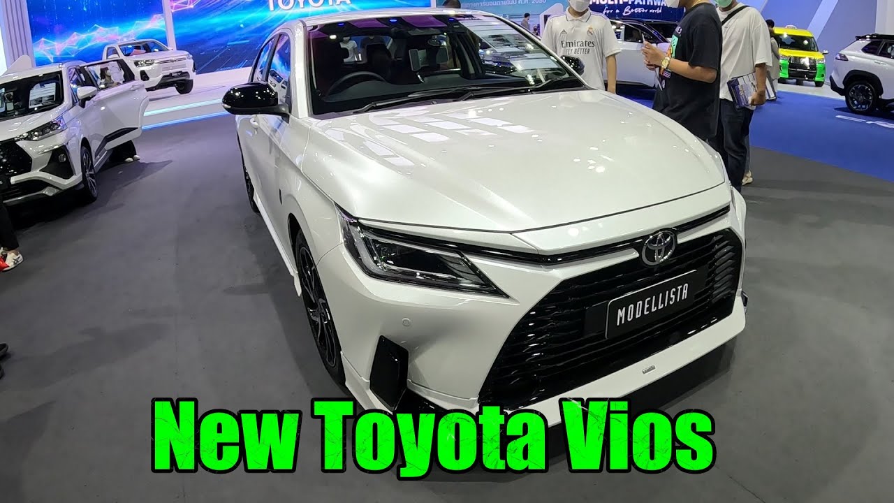 New Toyota Vios/Yaris Ativ 2023 with Modellista Body Kit - YouTube