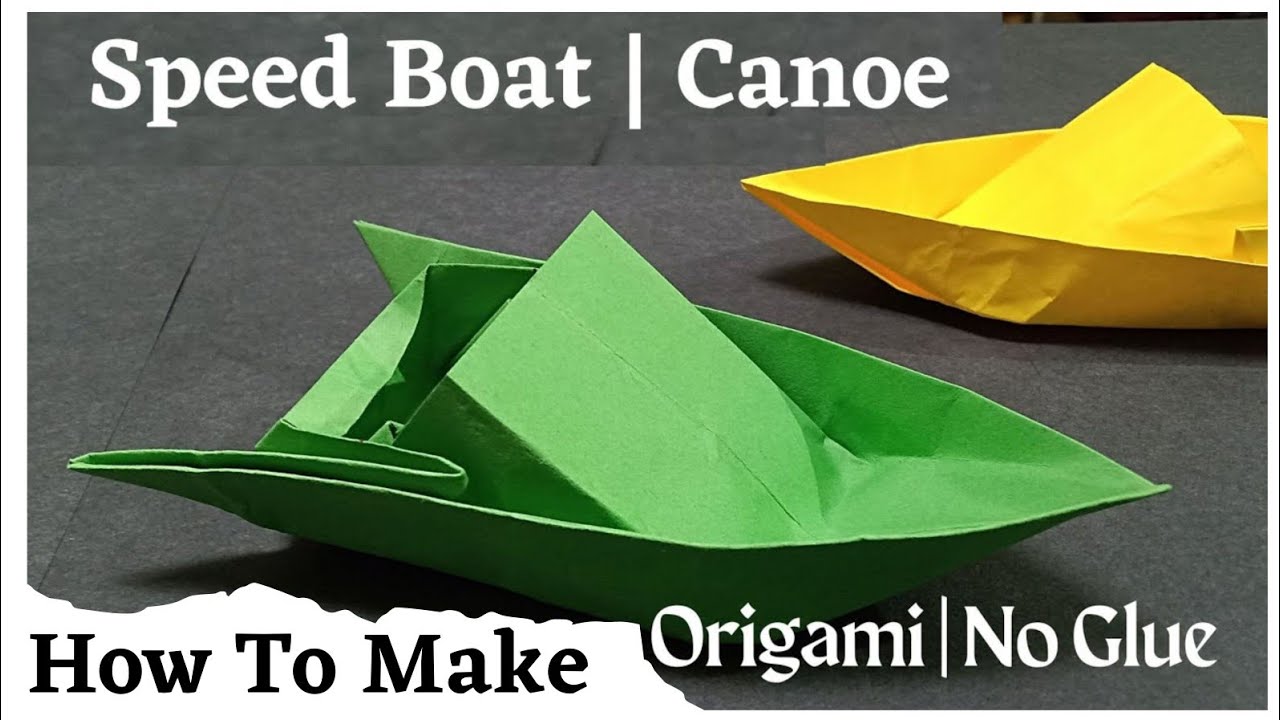 How to Make a Paper Canoe - The Quick and Easy Guide - YouTube