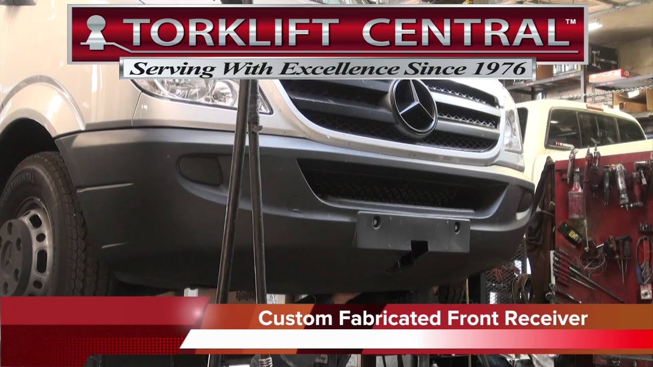Torklift Central Welding Mercedes Sprinter Front Receiver - YouTube