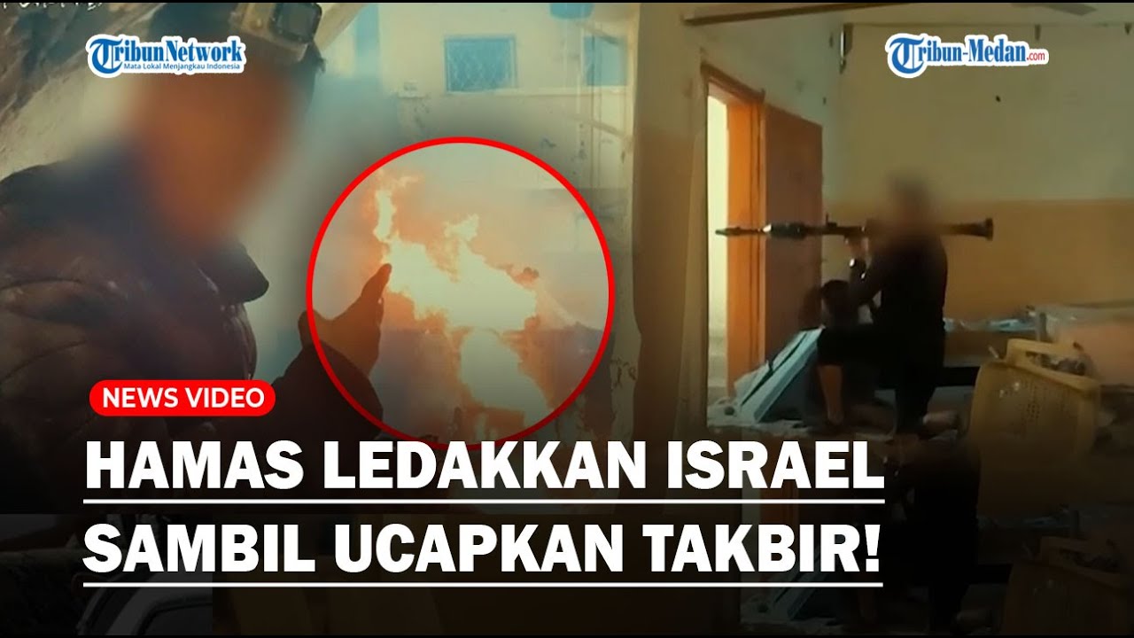PERTEMPURAN Jarak Dekat Hamas Tenteng Roket Yasin 105, Ledakkan Israel ...