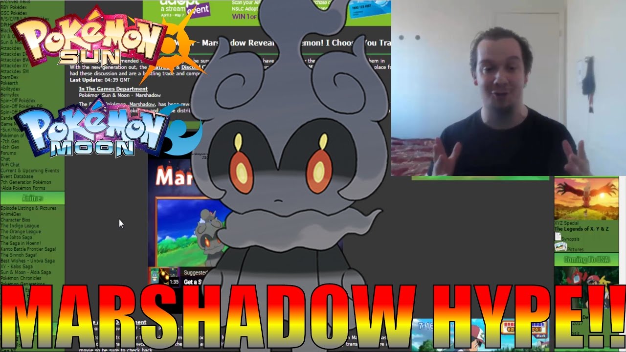 Pokemon Sun & Moon NEWS!! Marshadow REVEALED, 2nd Trailer Pokemon - I ...