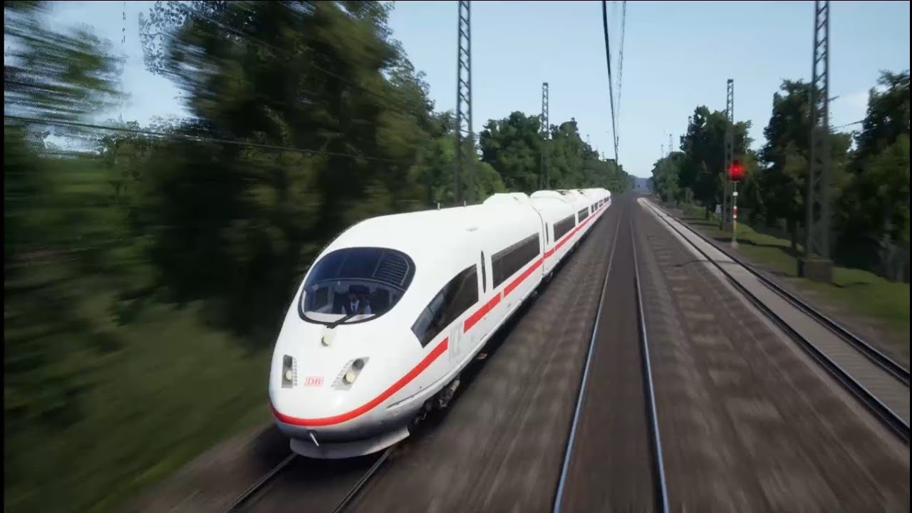 BR 406 DB ICE 3, No PZB, No SIFA just driving the train and having fun ...