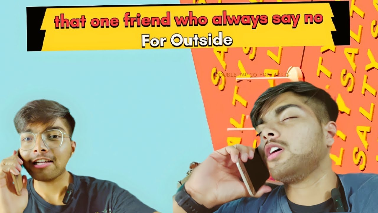 That Friend Who Always Cancels The Plan | Jaydev Goswami - YouTube