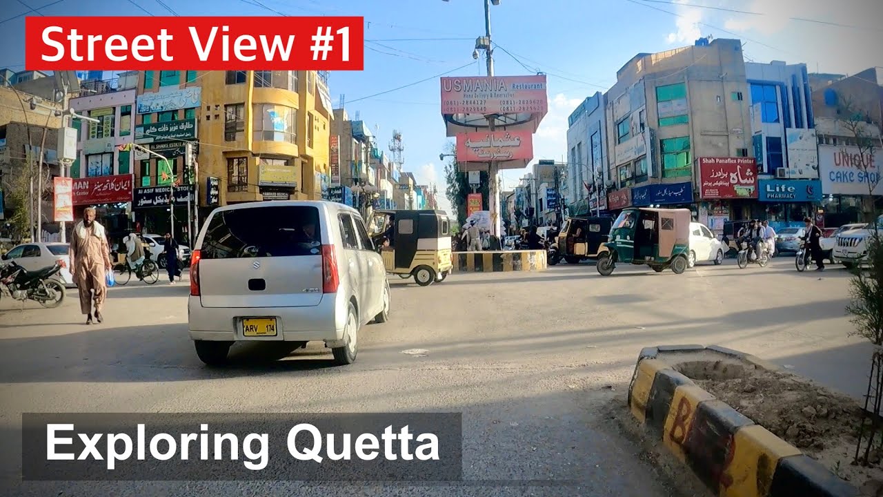 Exploring Quetta City | Street View #1 | Jinnah Road etc| #quetta # ...