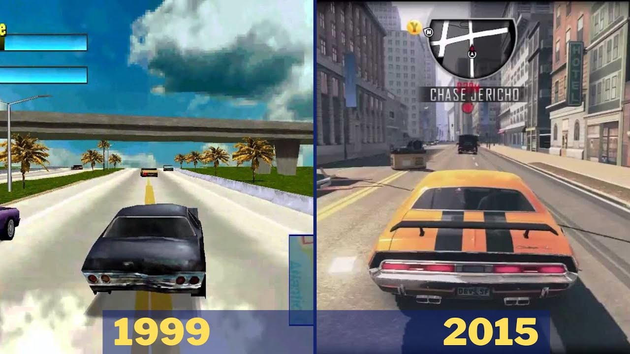 Evolution of DRIVER Games 1999-2015 - YouTube