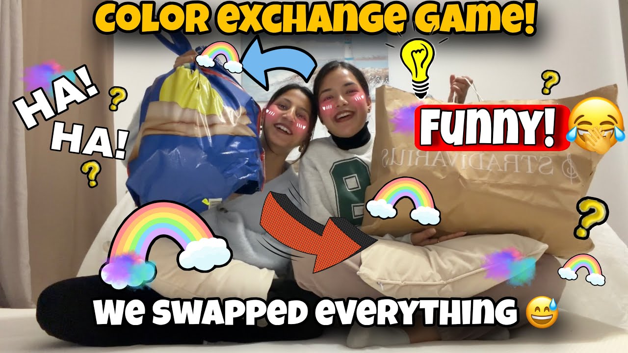 COLOR EXCHANGE GAME WITH MY NANDA ️|| YOU WON’T BELIEVE THE GIFTS WHAT ...