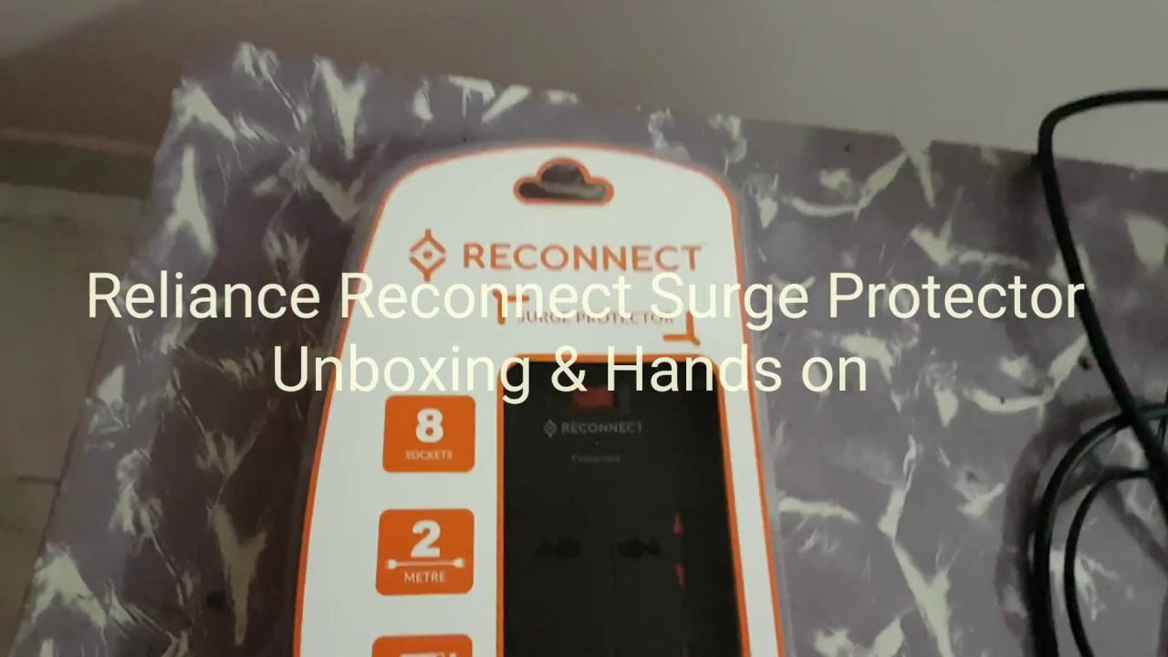 Reliance Reconnect Surge Protector Unboxing and Hands On - YouTube