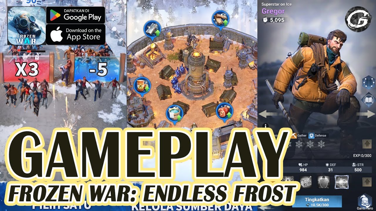 Frozen War: Endless Frost Gameplay - Mobile Game (Android/IOS) - YouTube