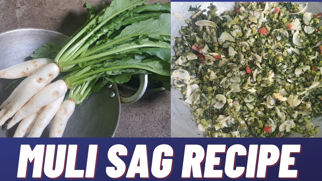 Odisha Adivasi People Muli Sag Recipe | Trible People Traditional Muli ...