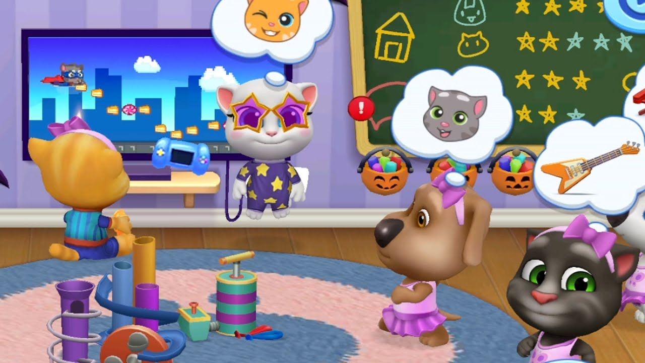 🎮 Join us to play 🎮 MY Talking Tom Friends games and have lots of fun ...