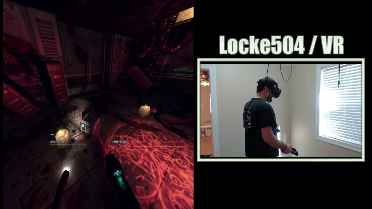 Doom 3 BFG: VR mod on htc vive. (Part 4) - YouTube